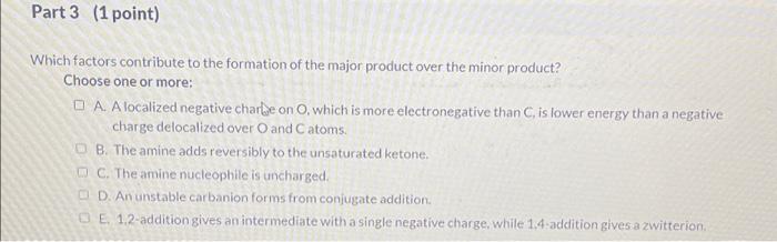 Solved Part 3 (1 point) Which factors contribute to the | Chegg.com