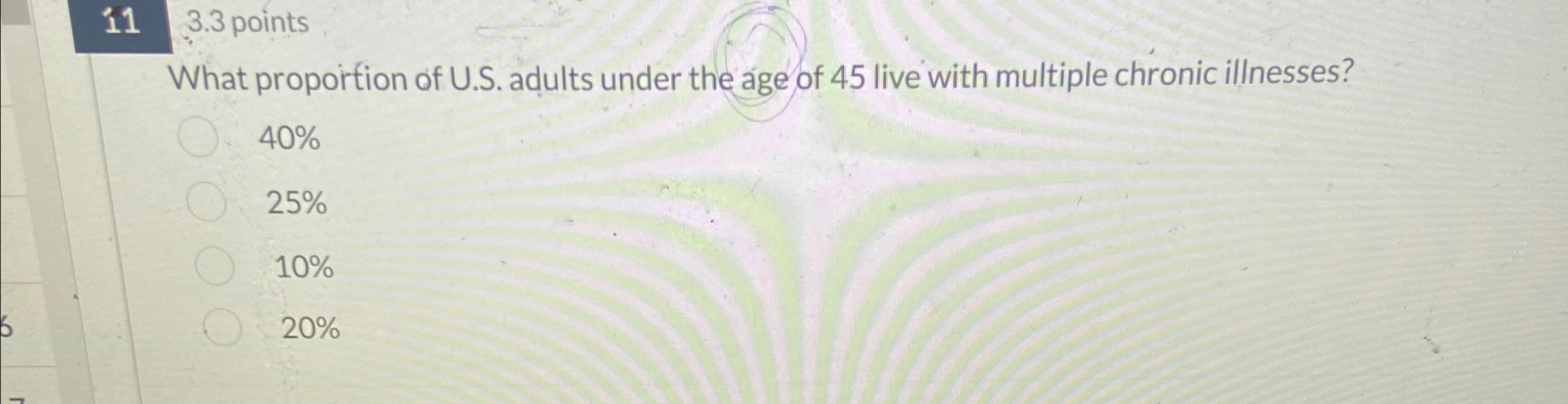 Solved 113.3 ﻿pointsWhat proporfion of U.S. ﻿adults under | Chegg.com