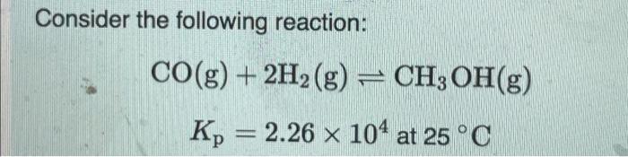 Solved Calculate ΔGrxn for the reaction at 25∘C under the | Chegg.com
