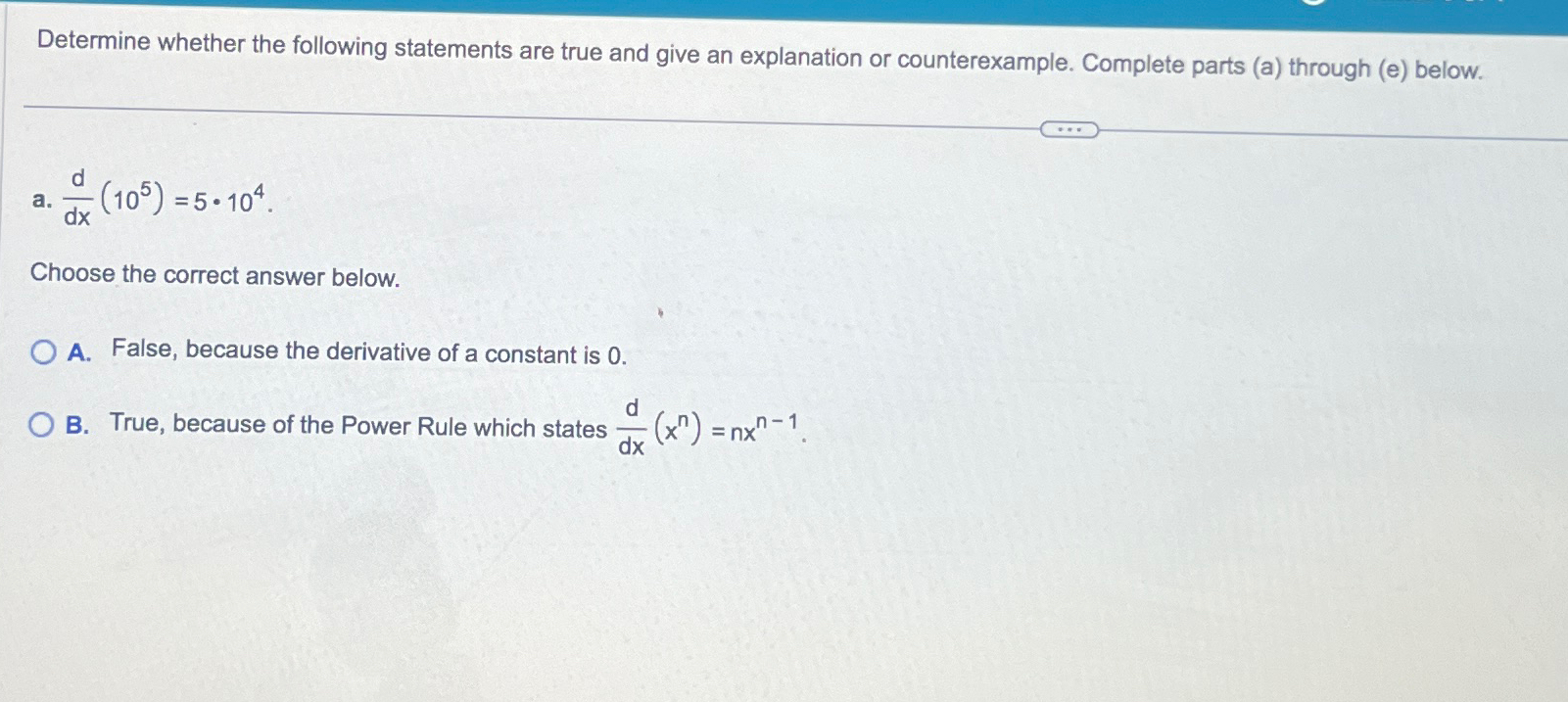 Solved Determine whether the following statements are true | Chegg.com