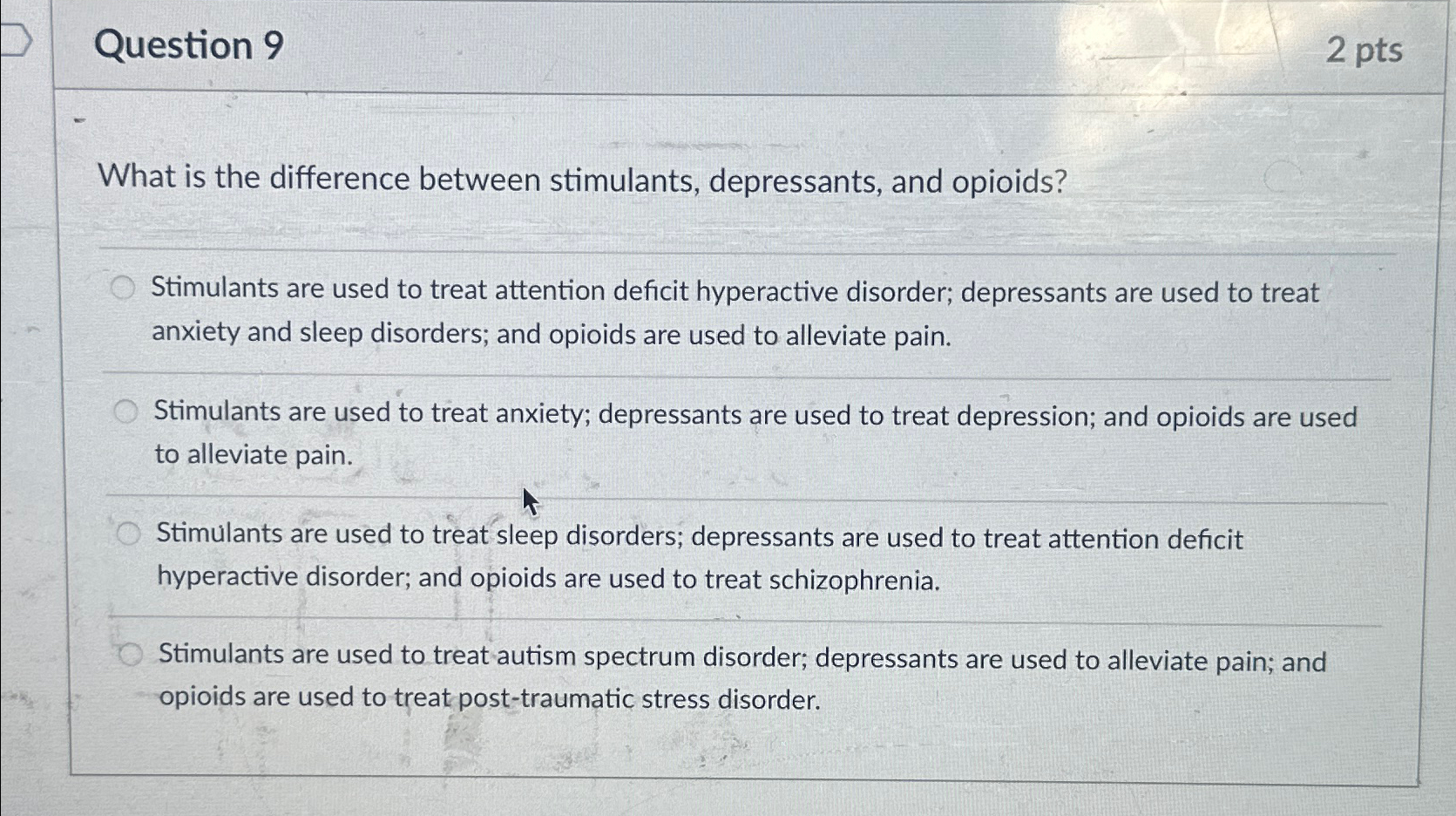 Solved Question 92 ﻿ptsWhat is the difference between | Chegg.com