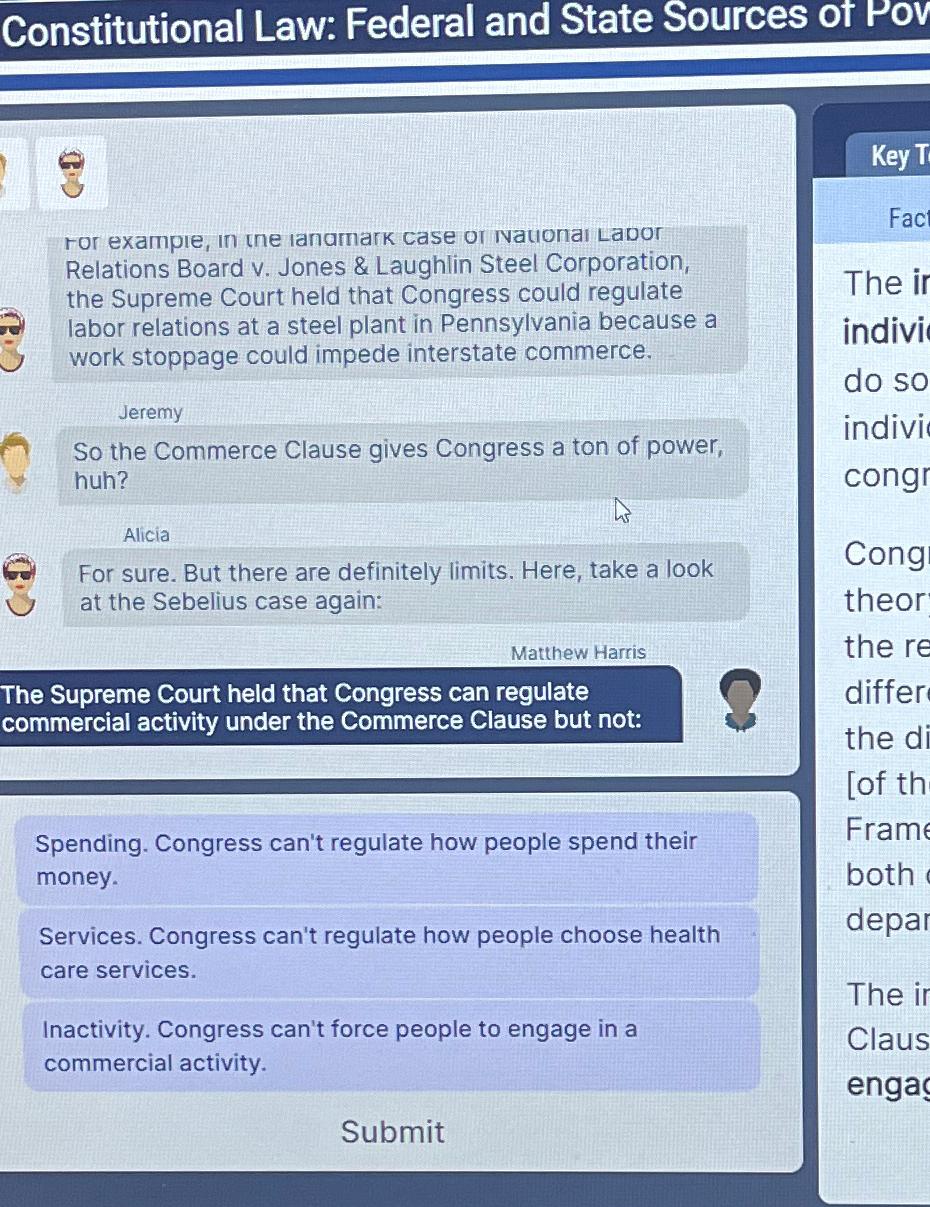 Solved Constitutional Law: Federal and State Sources of | Chegg.com