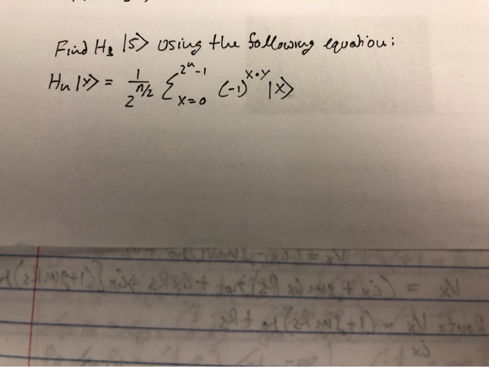 Solved Find H₃ 15 using the following equation: Hult) = 1 he | Chegg.com