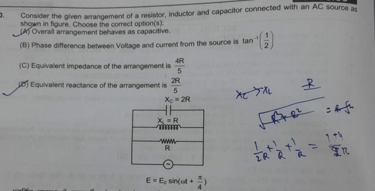 Solved Consider The Given Arrangement Of A Resistor