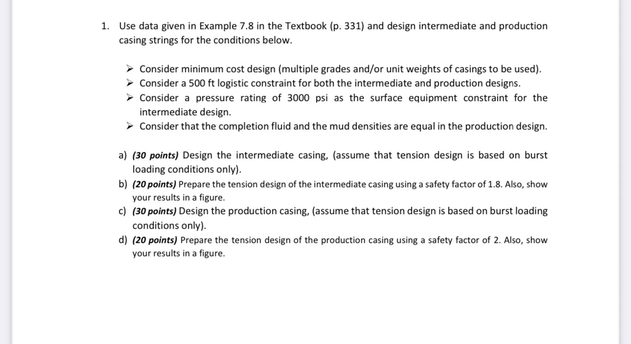 Solved Use data given in Example 7.8 ﻿in the Textbook | Chegg.com