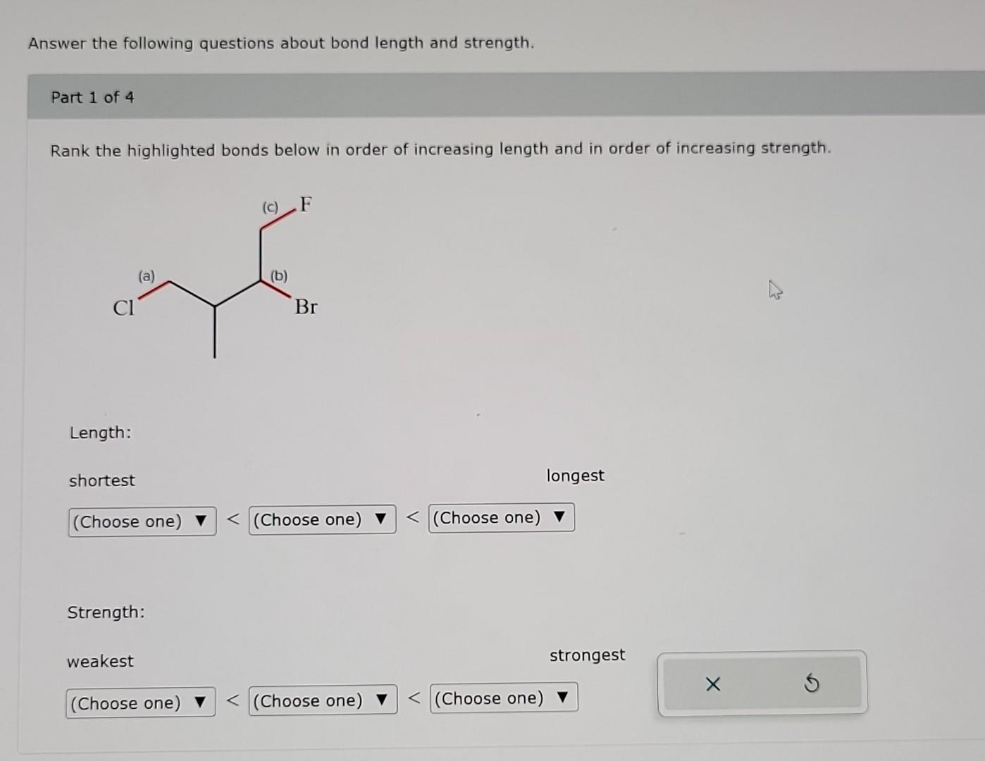 Solved Rank the highlighted bonds in order of increasing | Chegg.com
