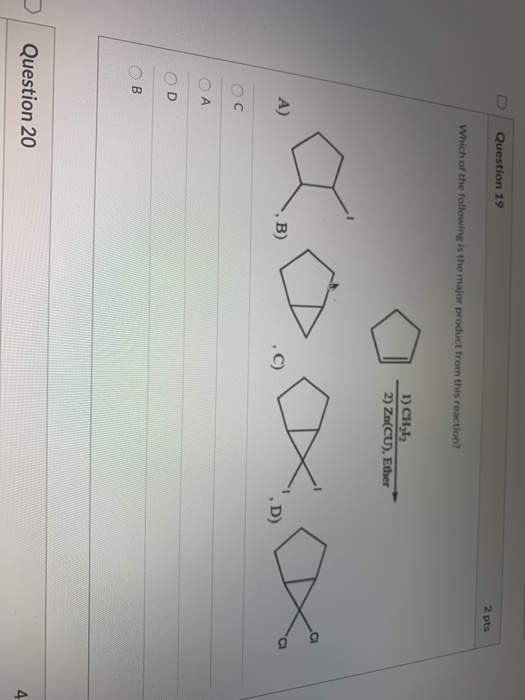 Solved D Question 19 2 pts Which of the following is the | Chegg.com