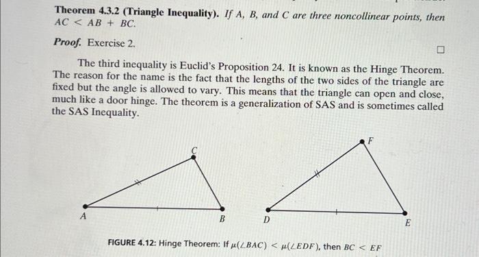 Solved 1. Complete the proof of the Scalene Inequality | Chegg.com