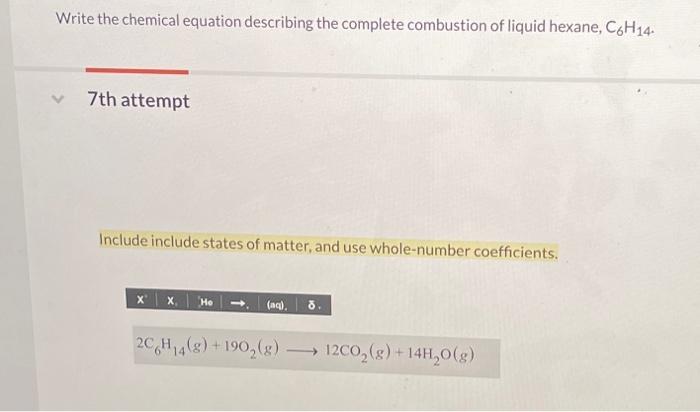 Solved Write the chemical equation describing the complete | Chegg.com