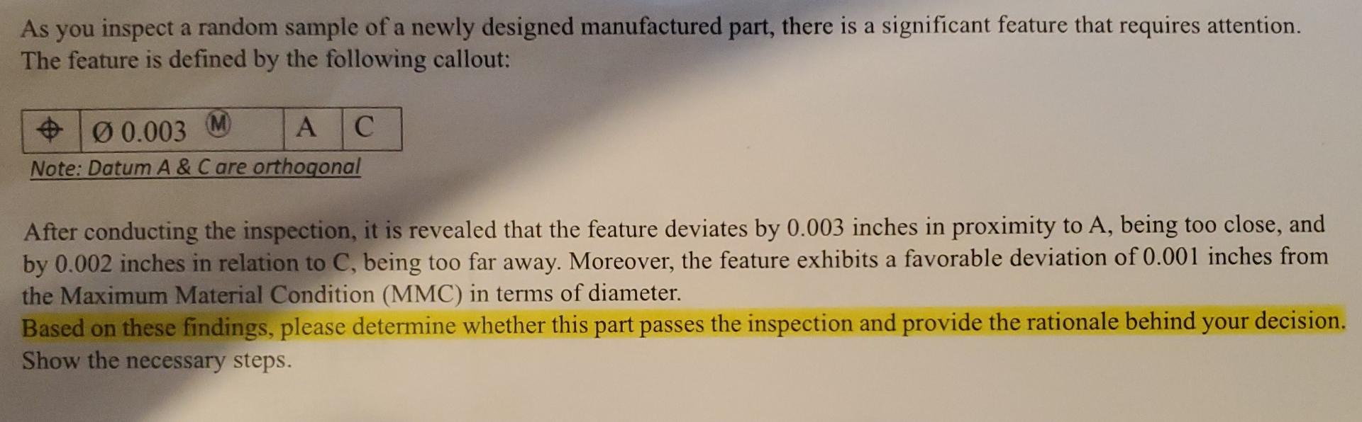 Solved As you inspect a random sample of a newly designed | Chegg.com