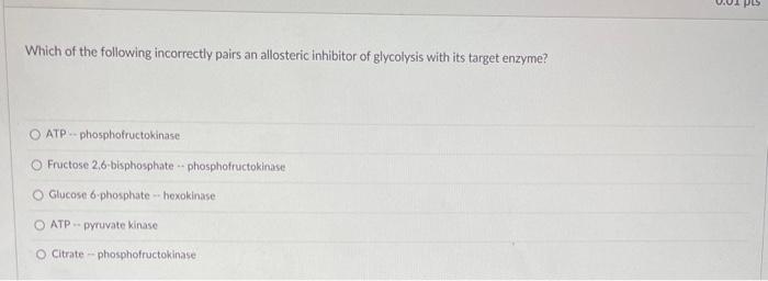 Solved Which of the following incorrectly pairs an | Chegg.com