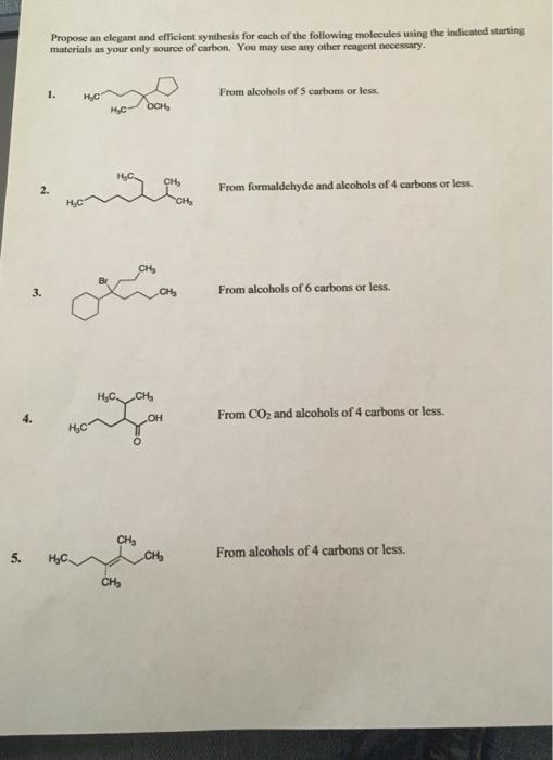 Solved Propose an elegant and efficient synthesis for each | Chegg.com