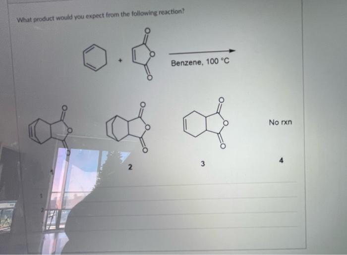 Solved What product would you expect from the following | Chegg.com