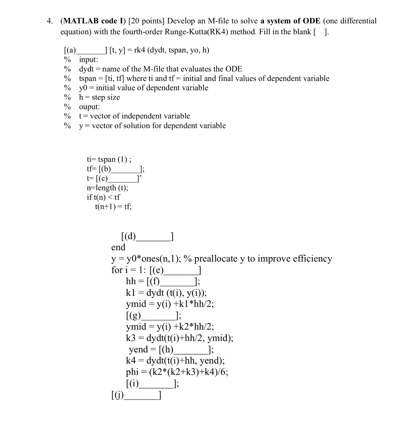 Solved ( LU ﻿factorization) [20 ﻿points] ﻿Solve the | Chegg.com