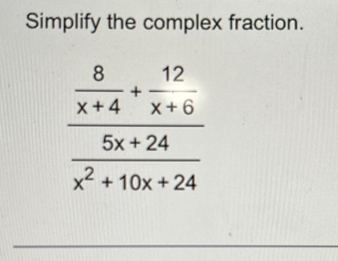 Solved Simplify the complex | Chegg.com | Chegg.com