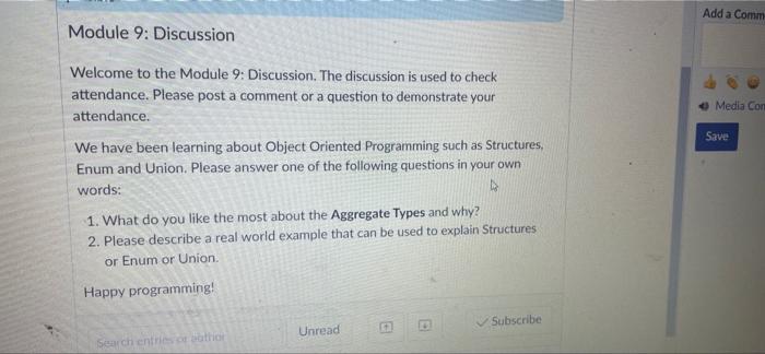 Solved Module 10: Discussion Welcome to the Module 10: | Chegg.com