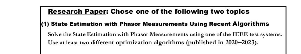 Solved Research Paper: Chose one of the following two | Chegg.com