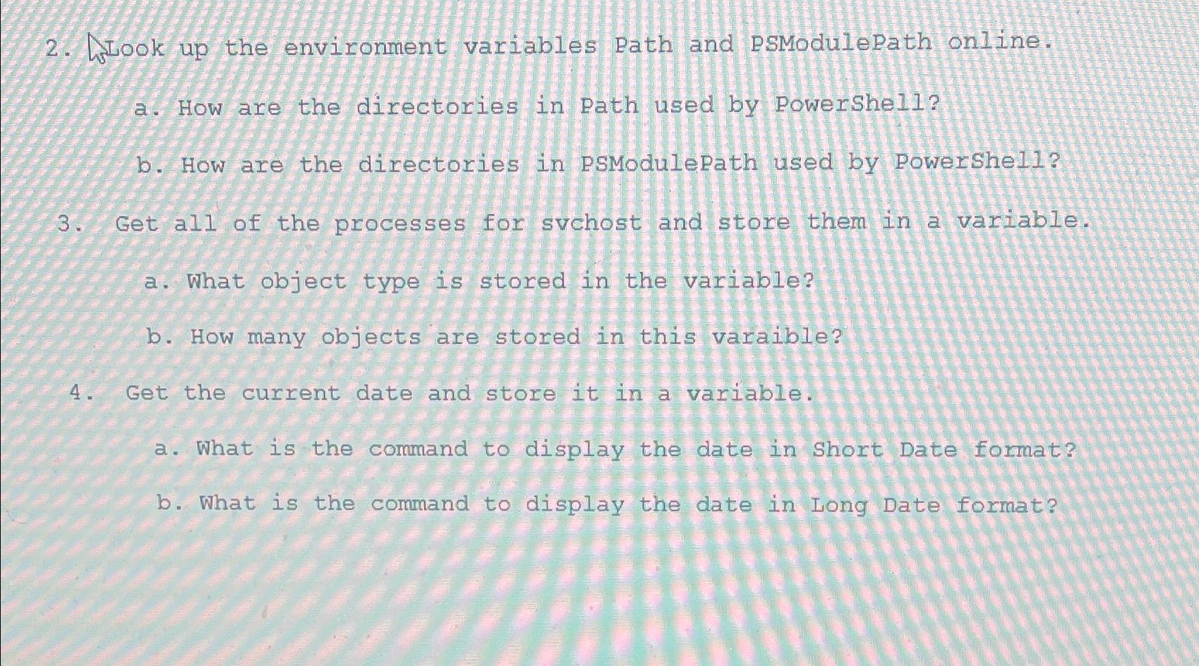 Solved Look up the environment variables Path and | Chegg.com