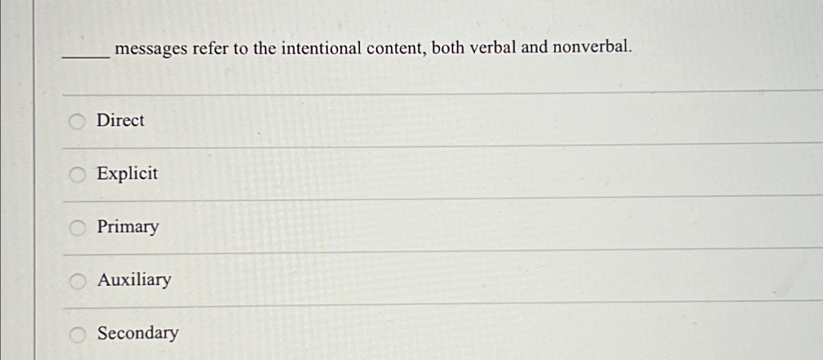 Solved messages refer to the intentional content, both | Chegg.com