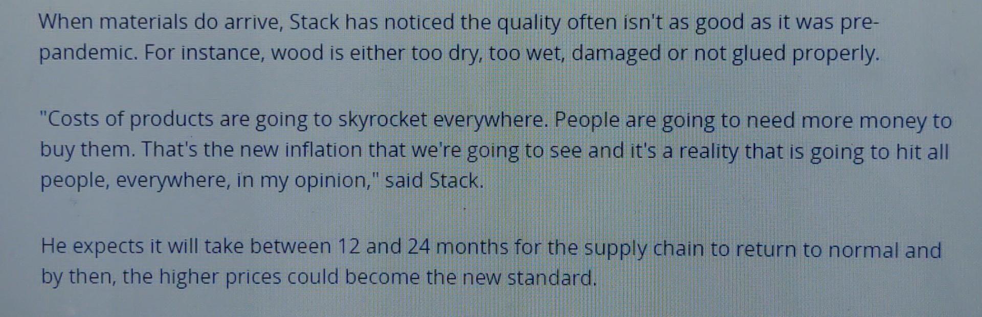 Solved As Colin Crump walks through the manufacturing room | Chegg.com