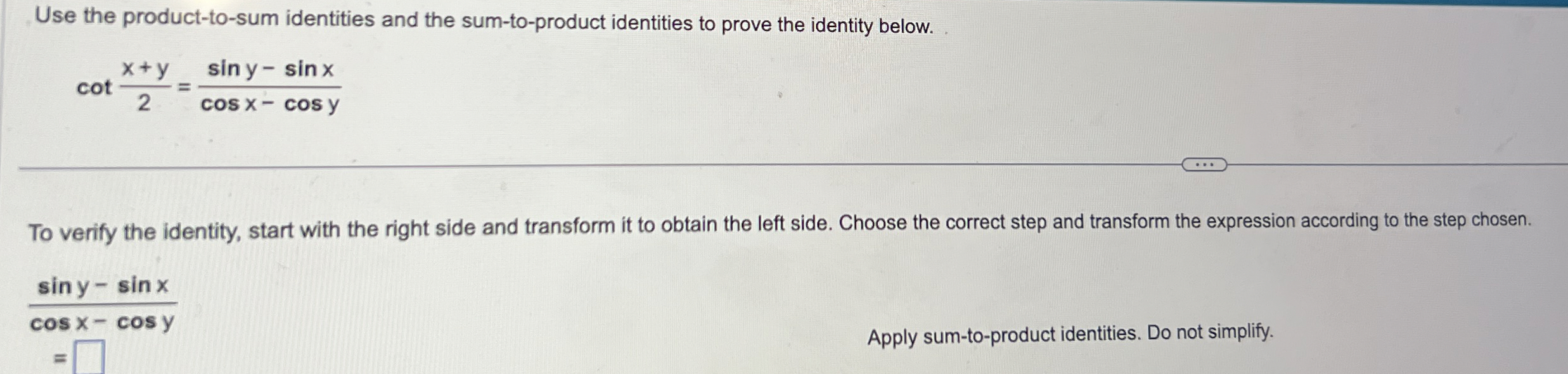 Solved Use the product-to-sum identities and the | Chegg.com