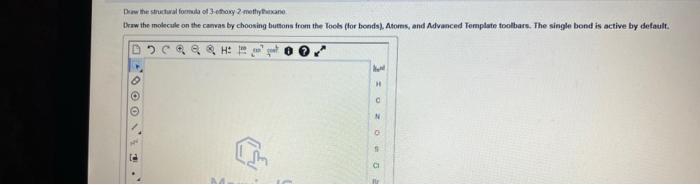 Solved Draw the structural formula of 3-ethoxy 2-methytane | Chegg.com