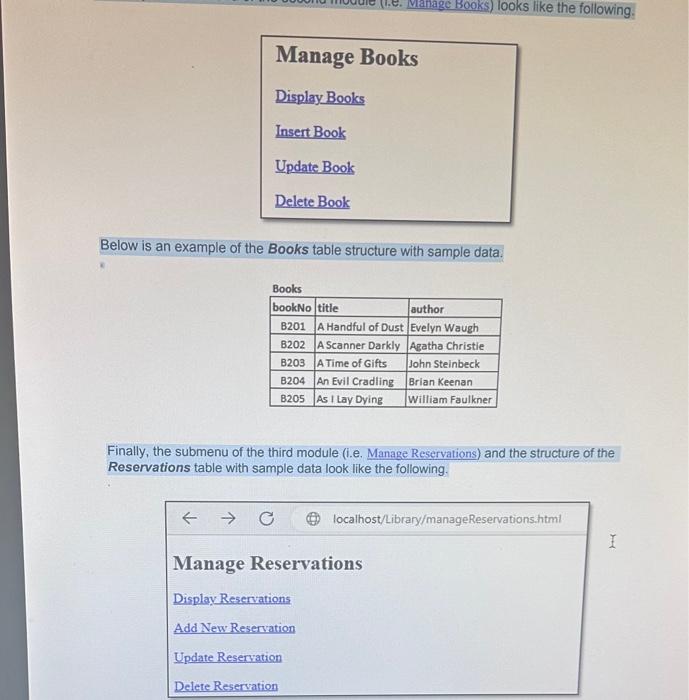 Solved The main application menu contains the above three | Chegg.com