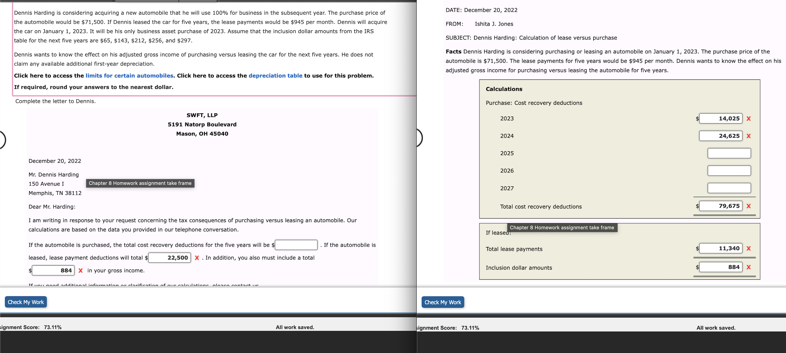 Dennis Harding is considering acquiring a new | Chegg.com