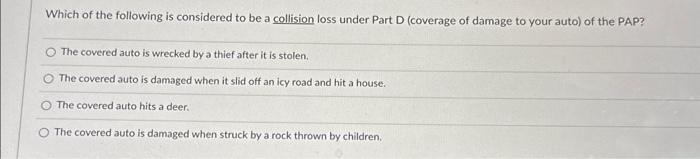 Solved Which of the following is considered to be a | Chegg.com