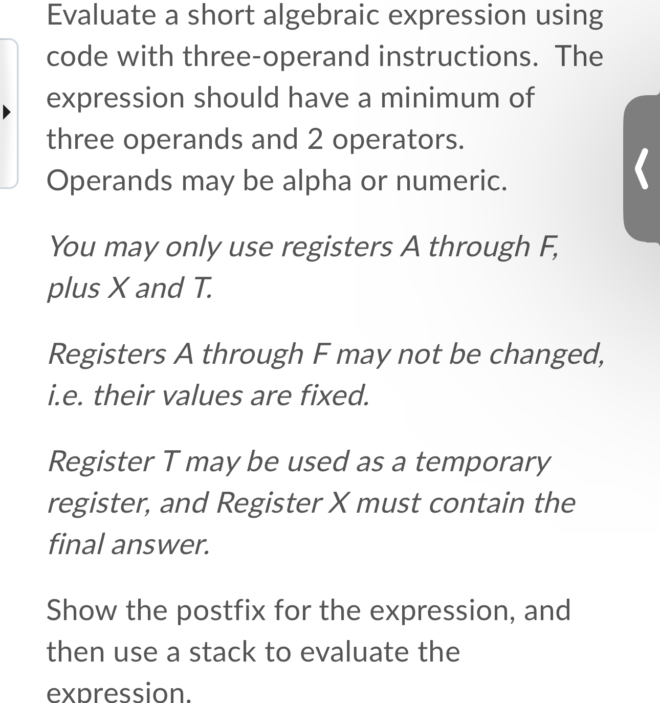 Solved Need help with question | Chegg.com