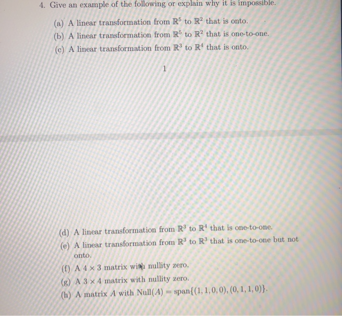Solved 4. Give an example of the following or explain why it | Chegg.com