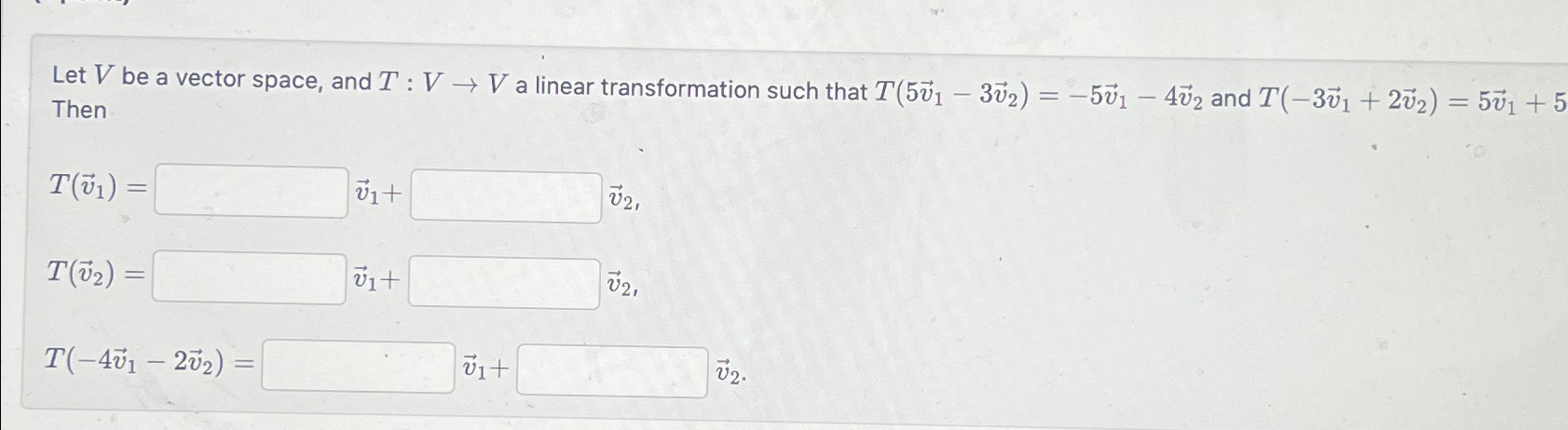 Solved Let V ﻿be a vector space, and T:V→V ﻿a linear | Chegg.com