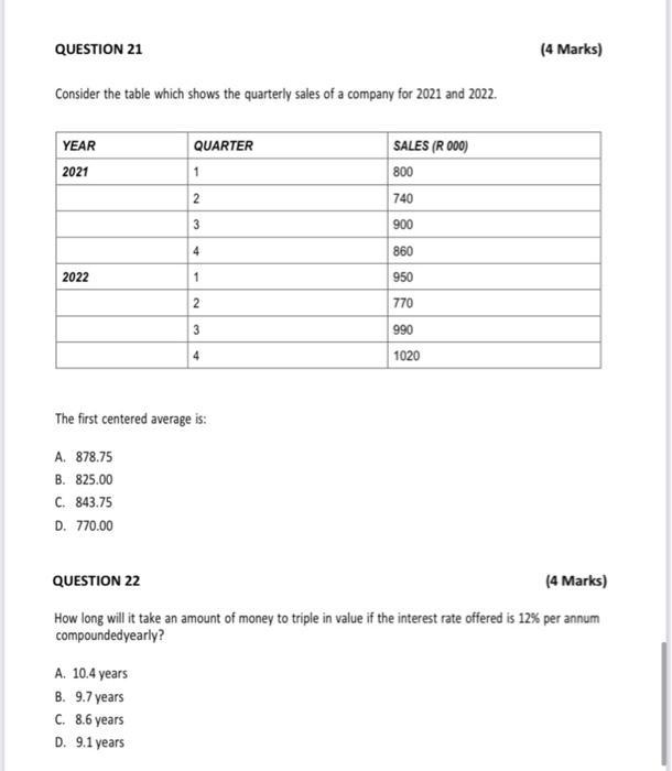 Solved Questions 19−20 refer to the problem below. The price | Chegg.com