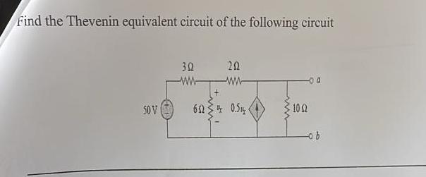 Solved Create a graph of Find the Thevenin equivalent | Chegg.com