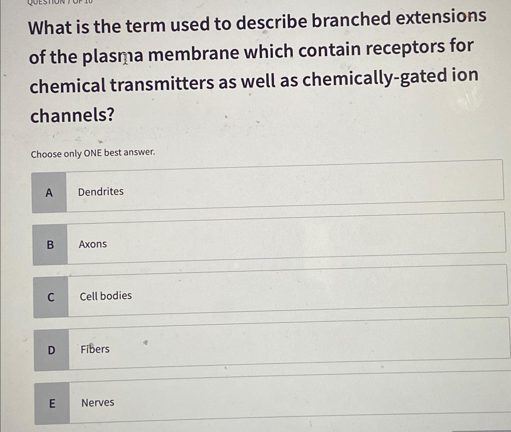 Solved What is the term used to describe branched extensions | Chegg.com