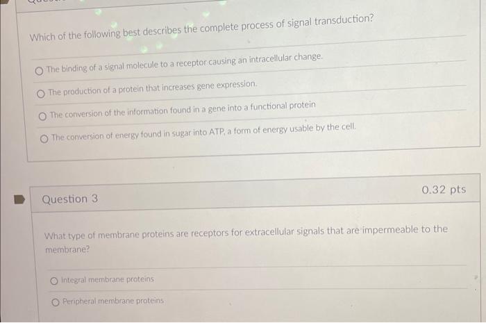 Solved Which of the following best describes the complete | Chegg.com