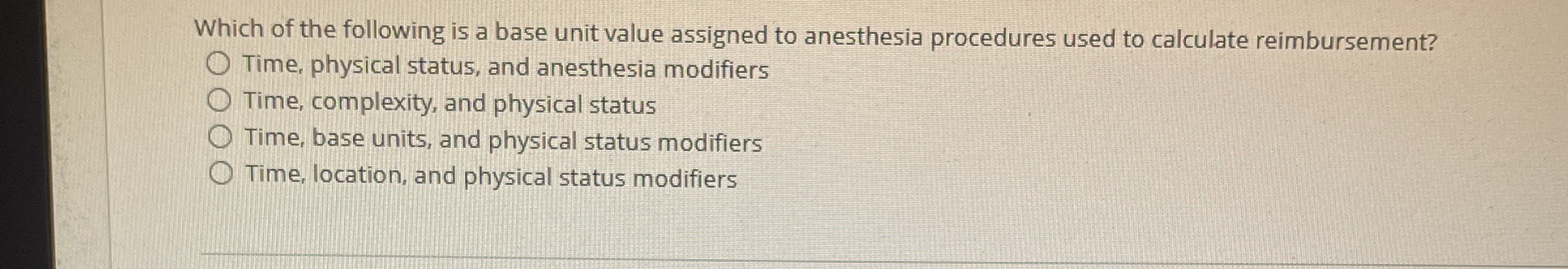 Which of the following is a base unit value assigned | Chegg.com