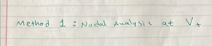 5. Do problem 2.13 using only method 1 (Example | Chegg.com