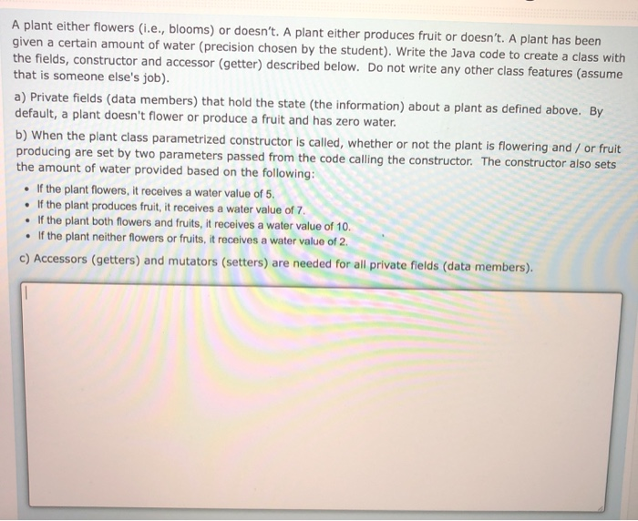 Solved A plant either flowers (i.e., blooms) or doesn't. A | Chegg.com