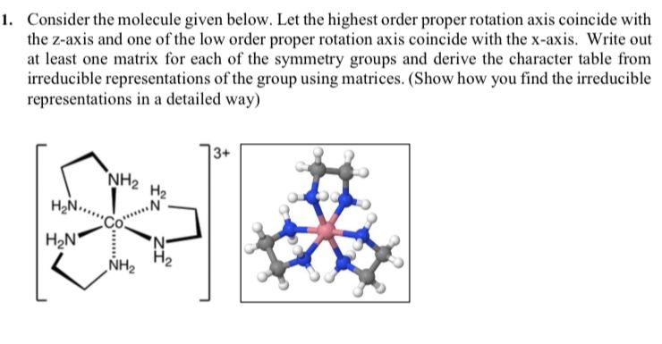 Solved Consider the molecule given below. Let the highest | Chegg.com
