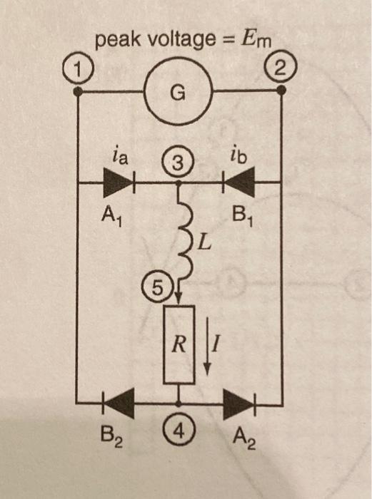 Solved The single-phase bridge rectifier shown in Fig. | Chegg.com