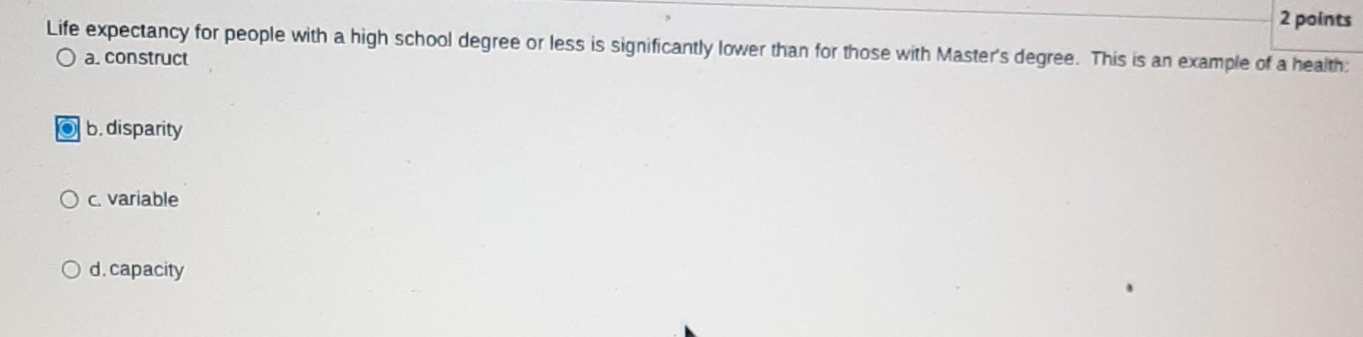 Solved To build a community where all individuals have equal | Chegg.com