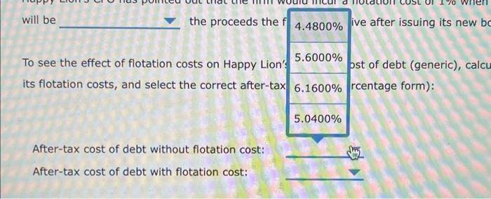 Solved Happy Lion's CFO has pointed out that the firm would | Chegg.com
