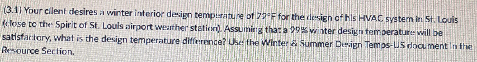 Solved (3.1) ﻿Your client desires a winter interior design | Chegg.com