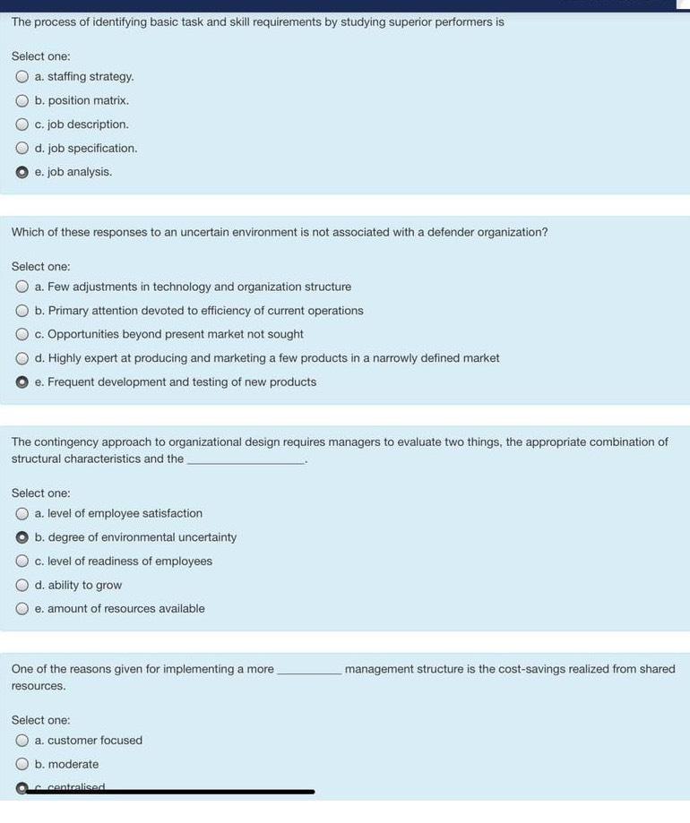 Solved The process of identifying basic task and skill | Chegg.com