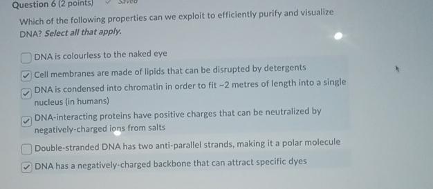 Solved Which of the following properties can we exploit to | Chegg.com