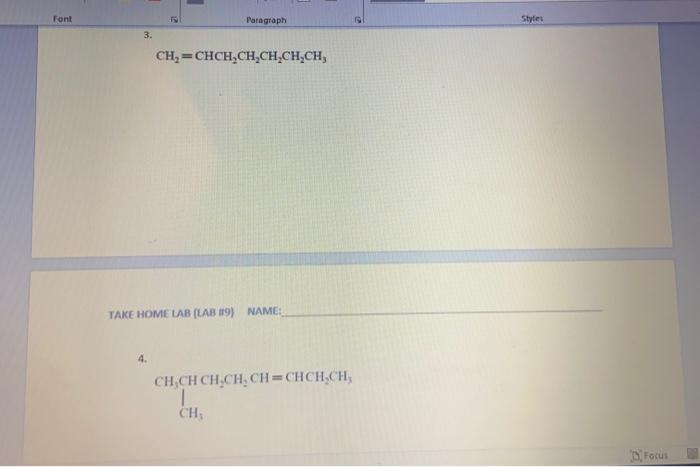Solved draw and name the cis and trans condensed structure | Chegg.com