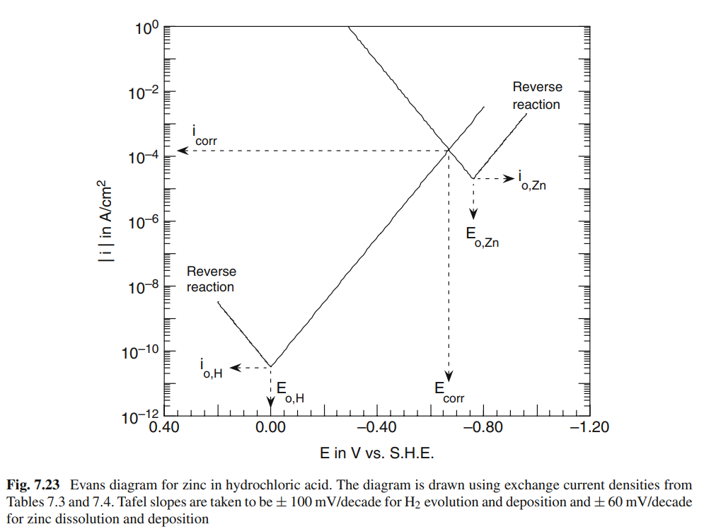 Solved 7. ﻿Sketch ﻿the experimentally observed anodic and | Chegg.com