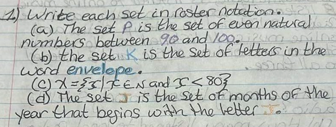 Solved Write each set in roster notation:(a) The set P is | Chegg.com Solved Write each set in roster notation:(a) The set P is | Chegg.com