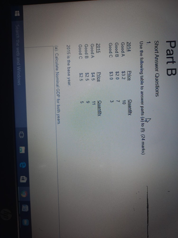 Solved Max 250 characters 4. (d). Calculate the nominal and | Chegg.com
